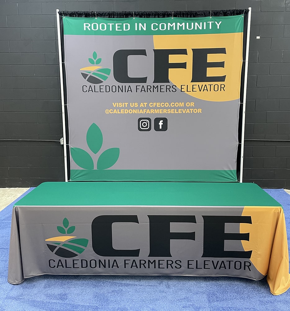10 Ft Easy Trade Show Backdrop Package | StretchyScreens